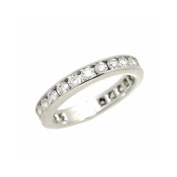 Tiffany & Co | Jewelry | Tiffany Co Exquisite Platinum Channel Setting ...